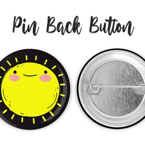 Be Happy Button or Magnet Joyful Button Happy Pin Sunny - Etsy