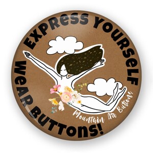 Be Happy Button or Magnet Joyful Button Happy Pin Sunny - Etsy