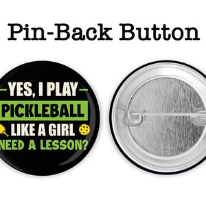 Pickleball Button or Magnet Pickleball Pin Pickleball - Etsy