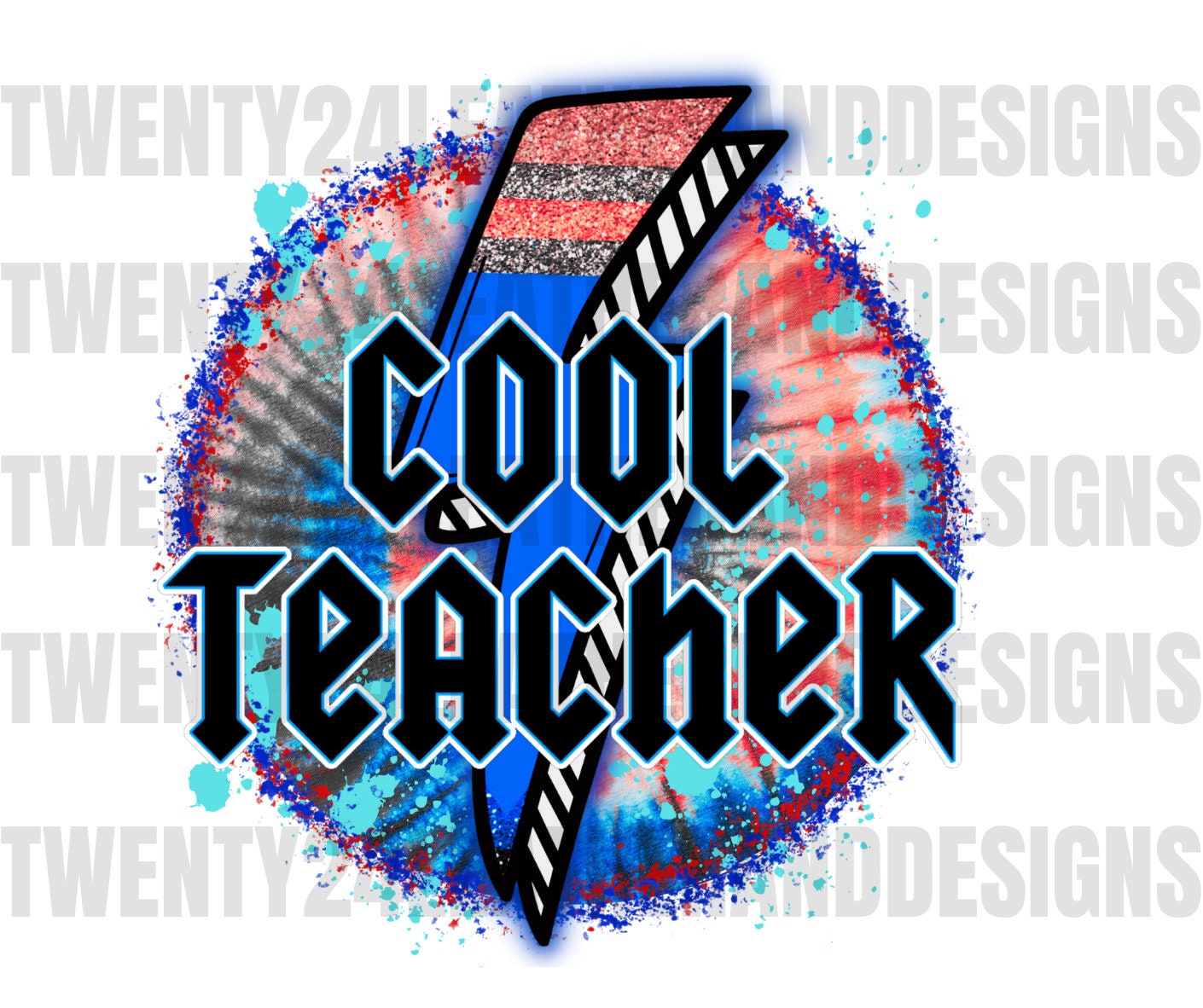 School Grade Tie Dye BUNDLE of 9 - PNG File for Sublimation - Teaching ...