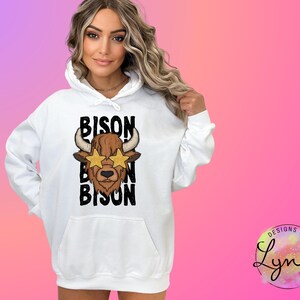 Bison Preppy Mascot PNG Digital Design - Bison Mascot - School Spirit ...