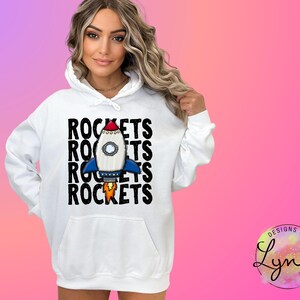 Rockets Preppy Mascot PNG Digital Design - Rocket Mascot - School ...