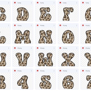Retro Alphabet Uppercase Letters & Numbers - PNG Digital Download ...
