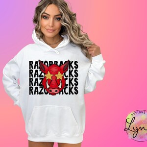 Razorbacks Preppy Mascot PNG Digital Design - Razorback Mascot - School ...