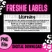 DIGITAL DOWNLOAD - Car Freshie Warning Labels - Custom Warning Labels ...