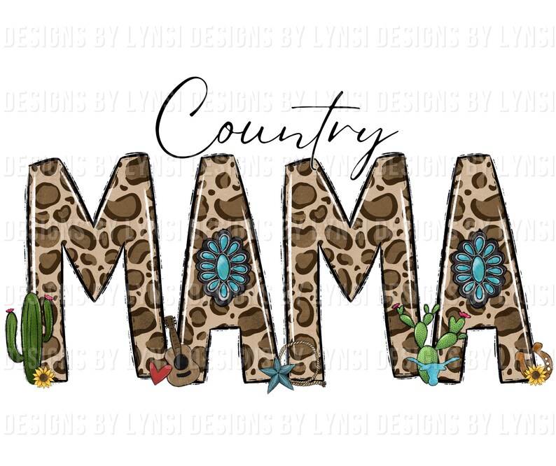 Country Mama PNG Digital Design - Western Sublimation Design - Western ...