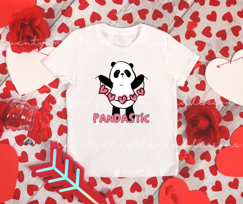 Valentine Panda PNG Digital Download - Sublimation Design - Valentine ...