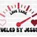 Fueled by Jesus Sublimation Png/svg/jpg Digital Design - Graphic Tshirt ...