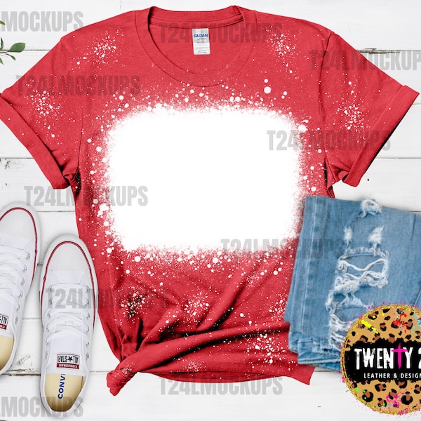 Bleached T Shirt - Etsy