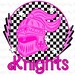 Knights Glitter Preppy Mascot PNG Digital Design Checkered Mascot ...