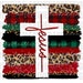 Jesus Cross Sublimation PNG Digital Design - Cross Leopard Brushstrokes ...