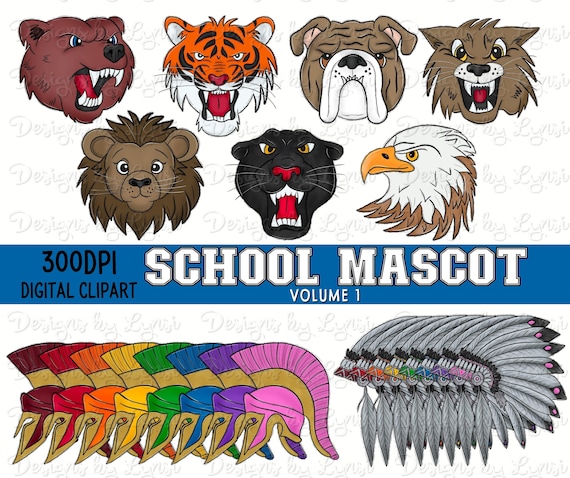 School Mascots Clipart