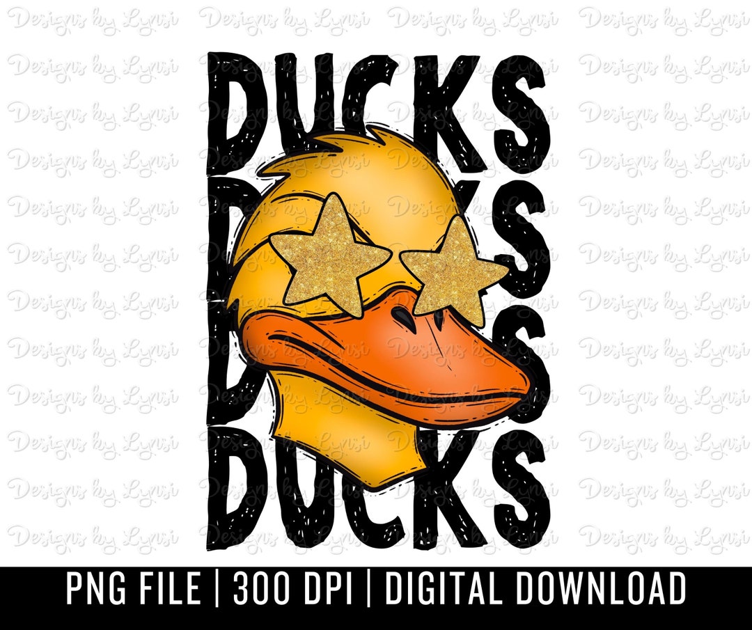 Duck Preppy Mascot PNG Digital Design - Duck Mascot - School Spirit ...