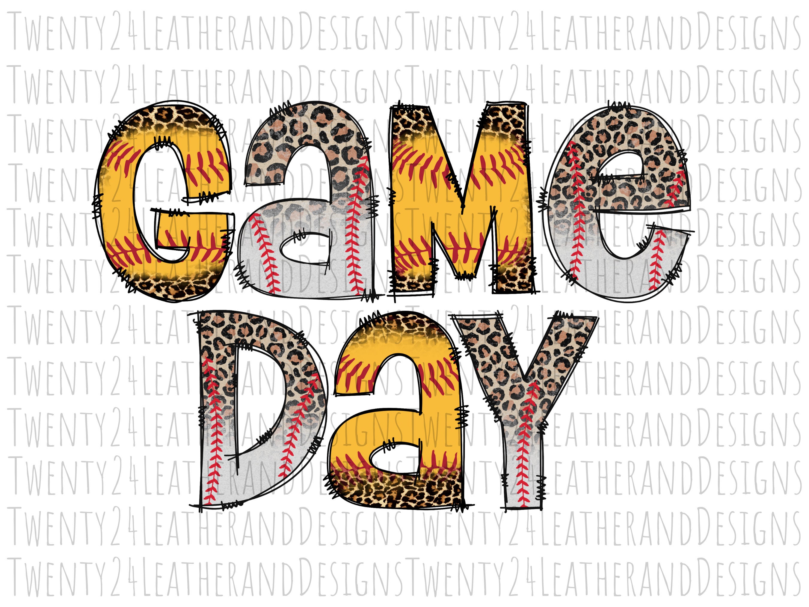 Game Day Baseball Softball PNG File Digital Download | Etsy