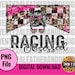 Peace Love Racing PNG File Digital Download Racing Sublimation ...