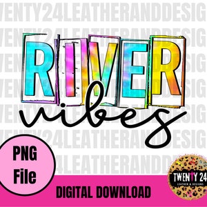 River Vibes PNG Digital Download Summer Sublimation Designs - Etsy