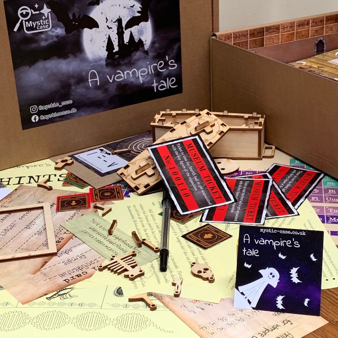 Vampire's Tale | Escape Room Game in a Box | Interactive Mystery Puzzle ...