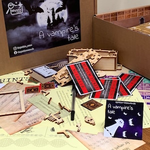 Vampire's Tale | Escape Room Game in a Box | Interactive Mystery Puzzle ...