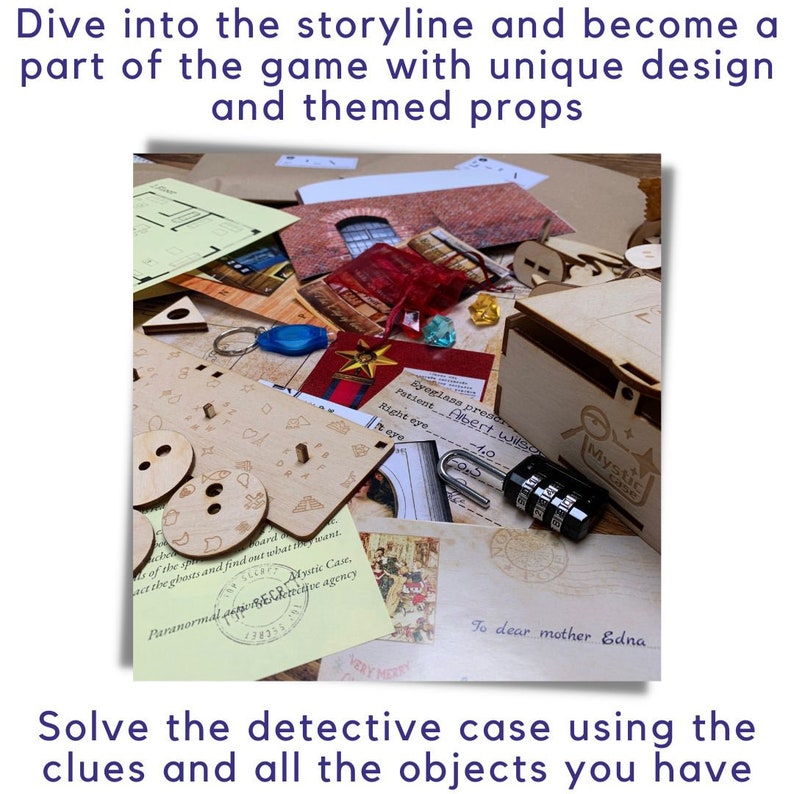 Interactive Mystery Adventure | Escape Room in a Box Game | Haunted ...