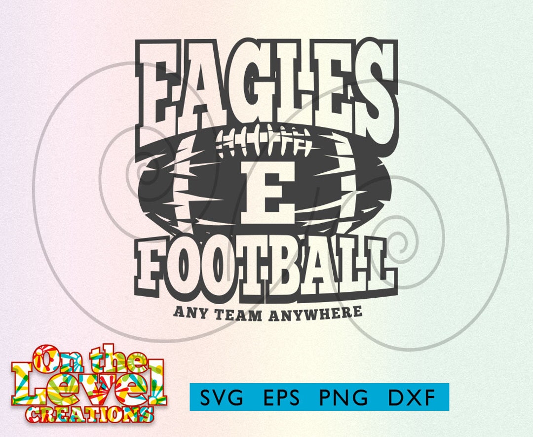 Adler Fußball svg dxf png eps Cricut Schnittdatei Schule Fußball jubeln ...