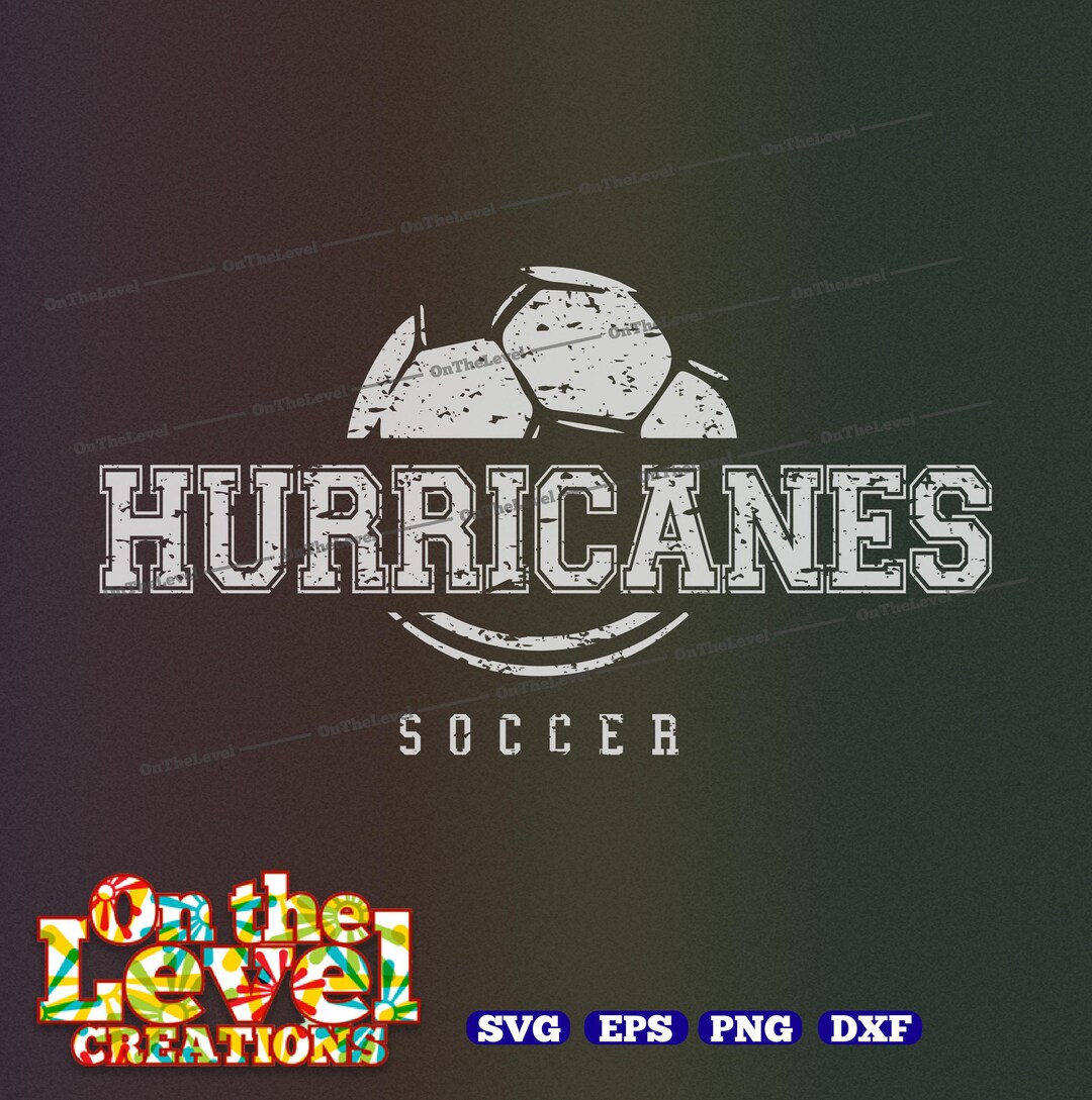 Hurricanes Soccer Svg Dxf Png Eps Cricut Cutfile School Football Cheer ...