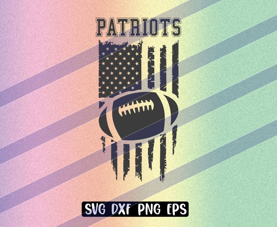 Patriots Football US-Flagge svg dxf png eps Cricut Schnittdatei Schule ...