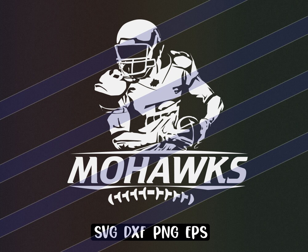 Mohawks Football Svg Dxf Png Eps Cricut Cutfile School Cheer - Etsy UK