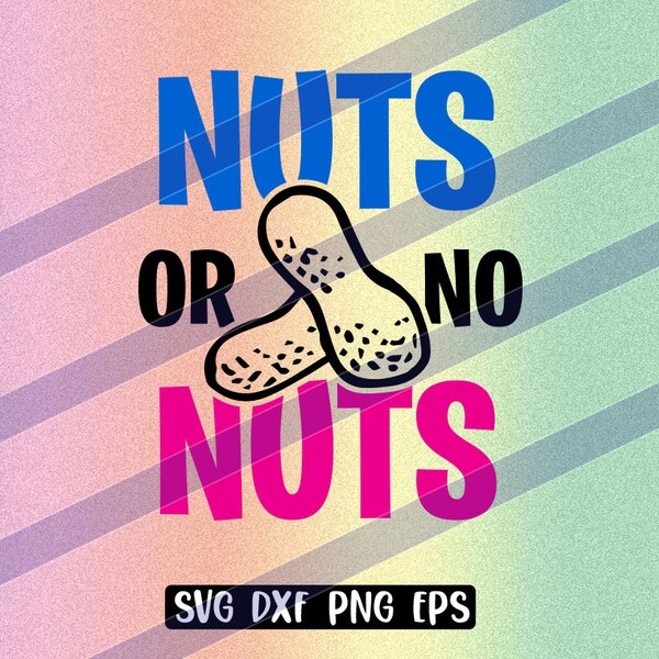 Nuts No Nuts Gender Reveal - Etsy