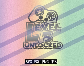 Level 5 Unlocked Svg - Etsy