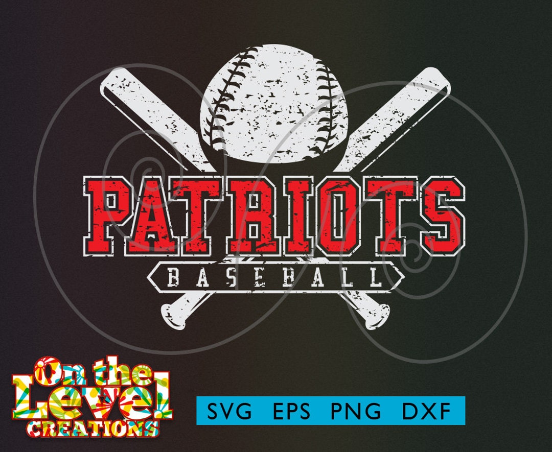 Patriots Baseball Cutfile Download Svg Dxf Png Eps Instant Download ...