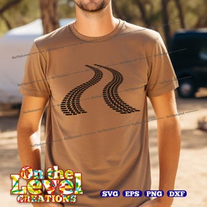 Tire Treads Svg Dxf Png Eps Download Tracks Cricut Cutfile - Etsy