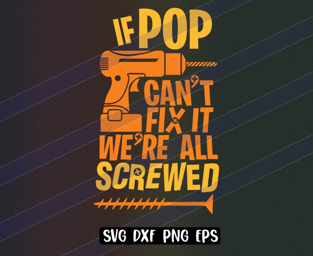 POP Screwed Fix It Can't Download Pop Gift Handyman Fix - Etsy Australia