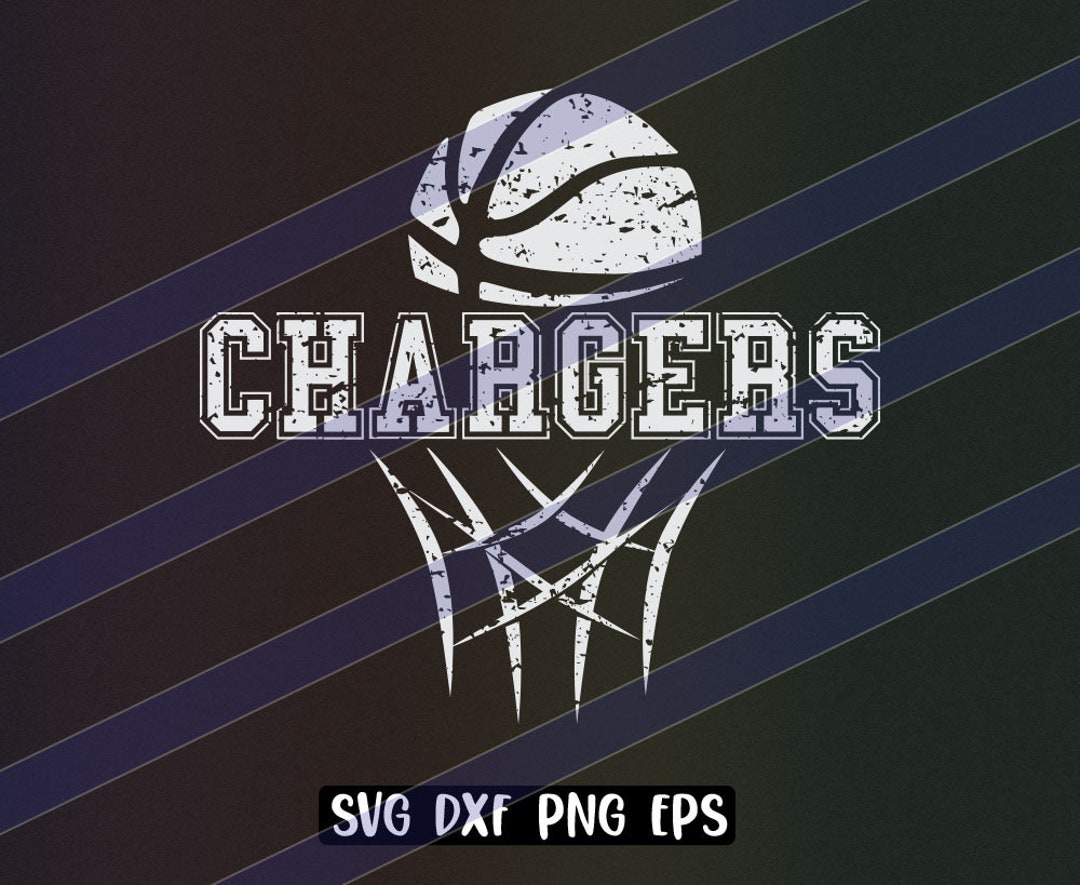 Chargers Basketball Cutfile Download Svg Dxf Png Eps School Spirit ...