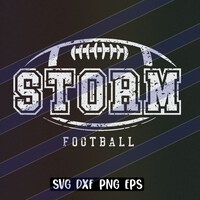 Storm Baseball Svg File - Etsy