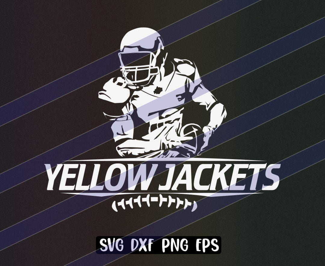 Yellow Jackets Football Svg Dxf Png Eps Cricut Cutfile School Cheer ...