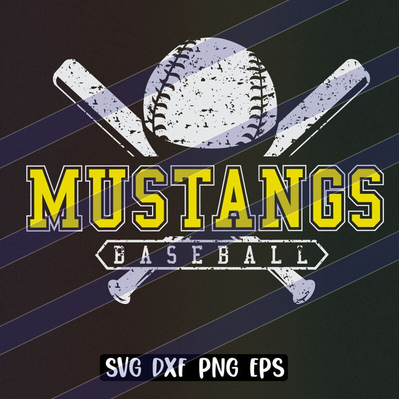 Mustang Baseball - Etsy