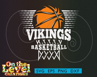 Vikings Basketball Logo - Etsy