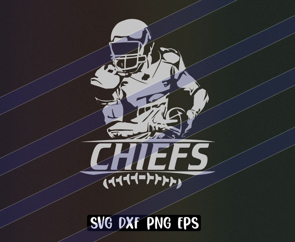 Chiefs Football Svg Dxf Png Eps Cricut Cutfile School Football Cheer ...
