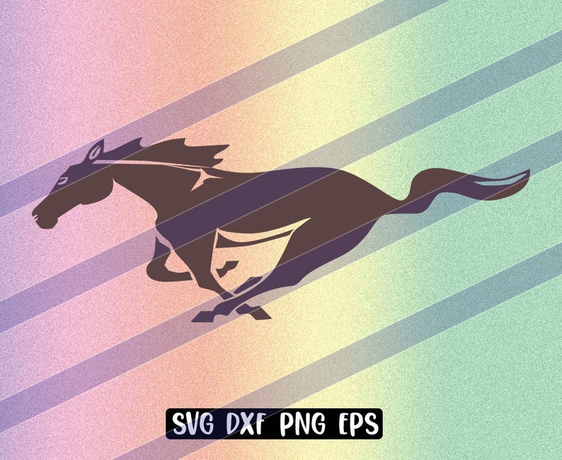 Mustang Horse Svg Dxf Png Eps Instant Download Cricut - Etsy