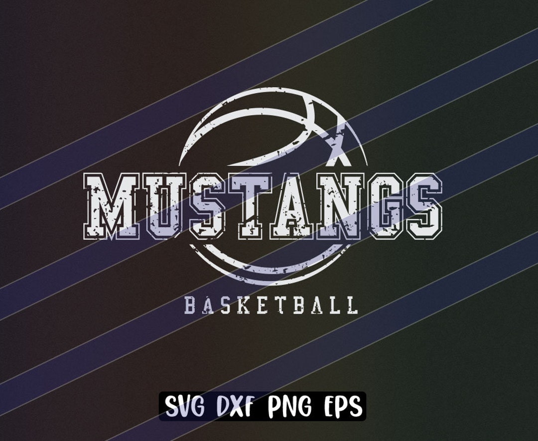 Mustangs Basketball Cutfile Download Svg Dxf Png Eps School Spirit ...
