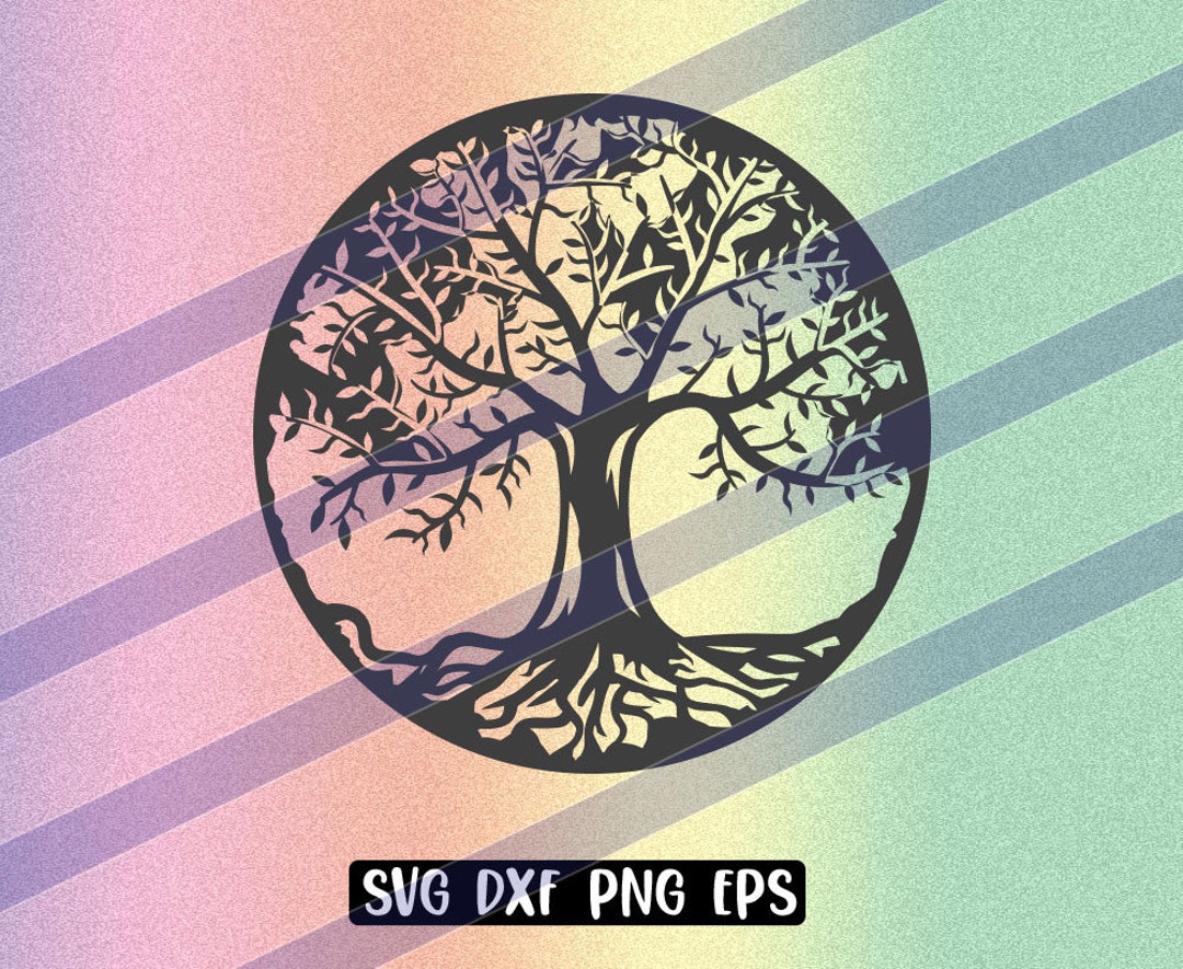 Tree Life Svg Dxf Png Eps Instant Download Vector Cutfile - Etsy