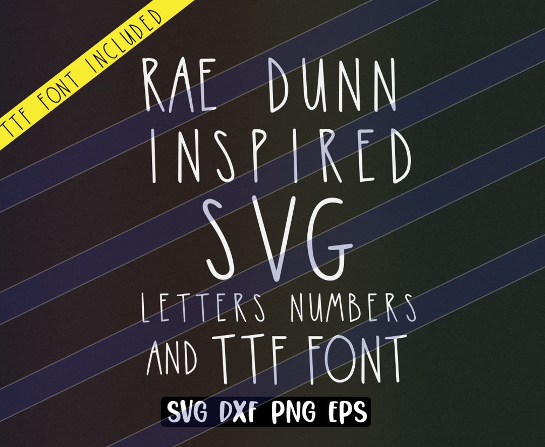 Farm Font Svg Dxf Png Eps Includes True Type Font Cricut Instant ...