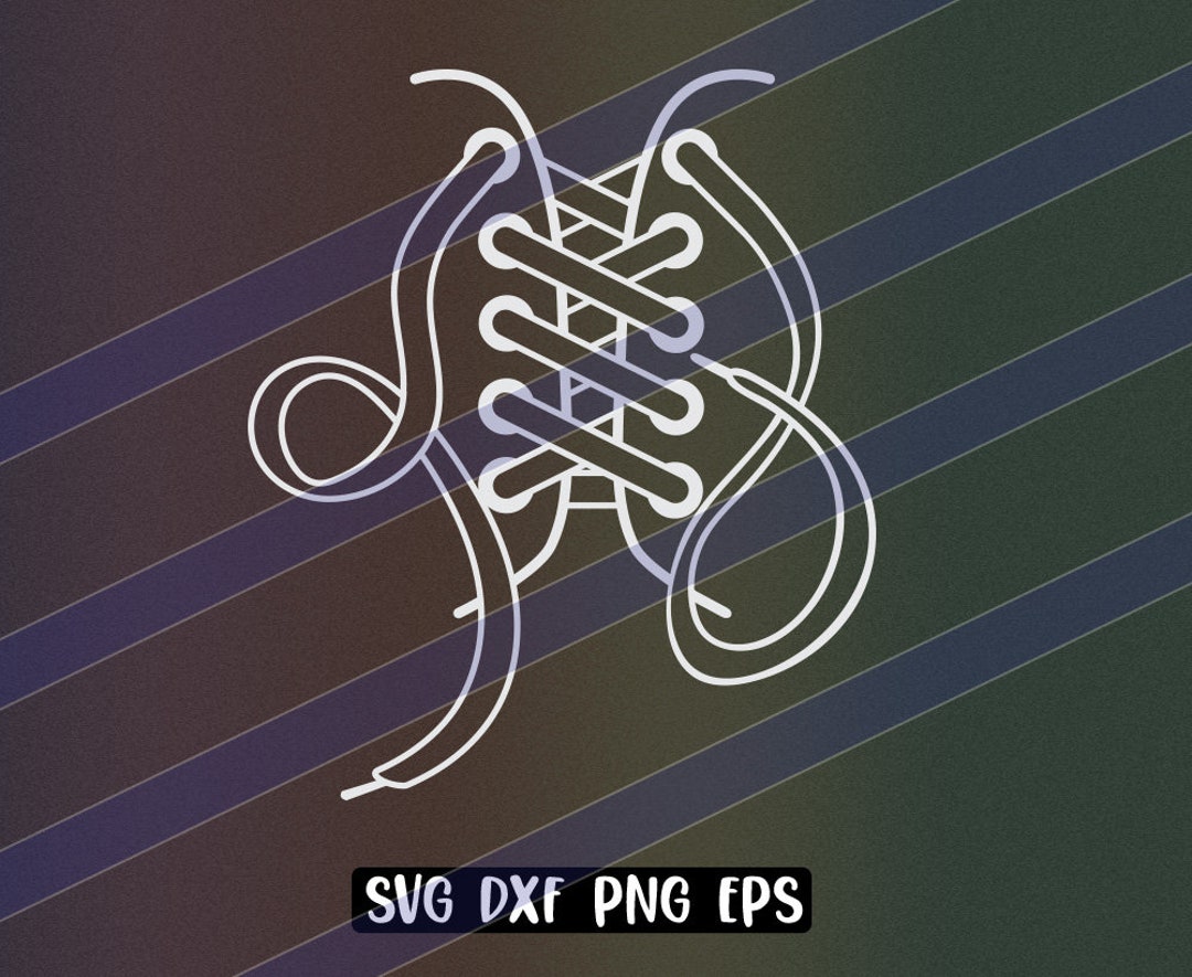 Shoe Laces Svg Dxf Png Eps Instant Download Silhouette Cameo Cricut - Etsy