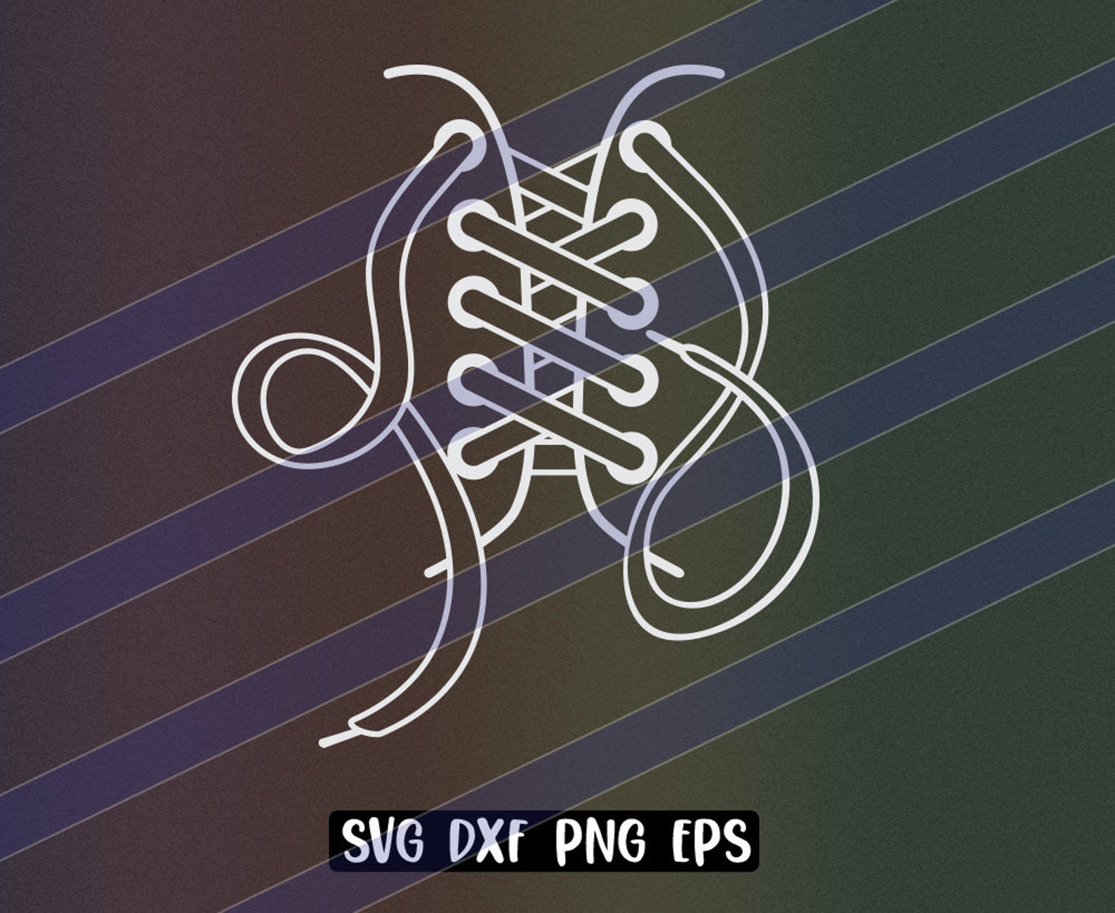 Shoe Laces Svg Dxf Png Eps Instant Download Silhouette Cameo Cricut - Etsy
