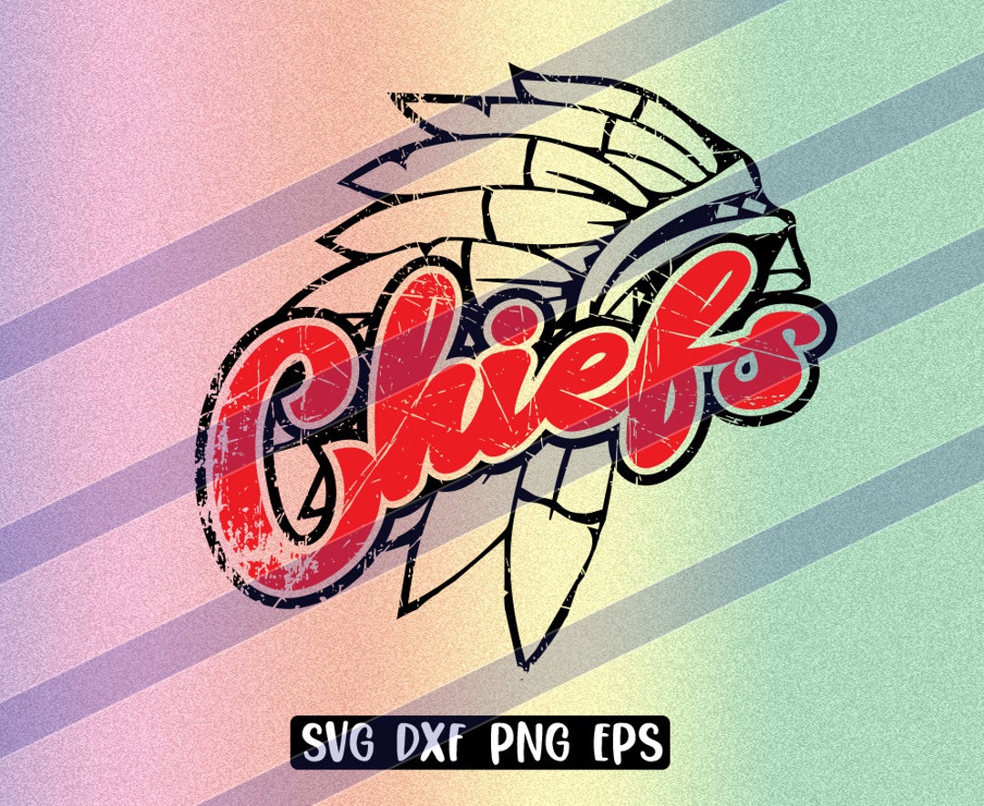 Chiefs Headdress Cutfile Download Svg Dxf Png Eps School Spirit ...