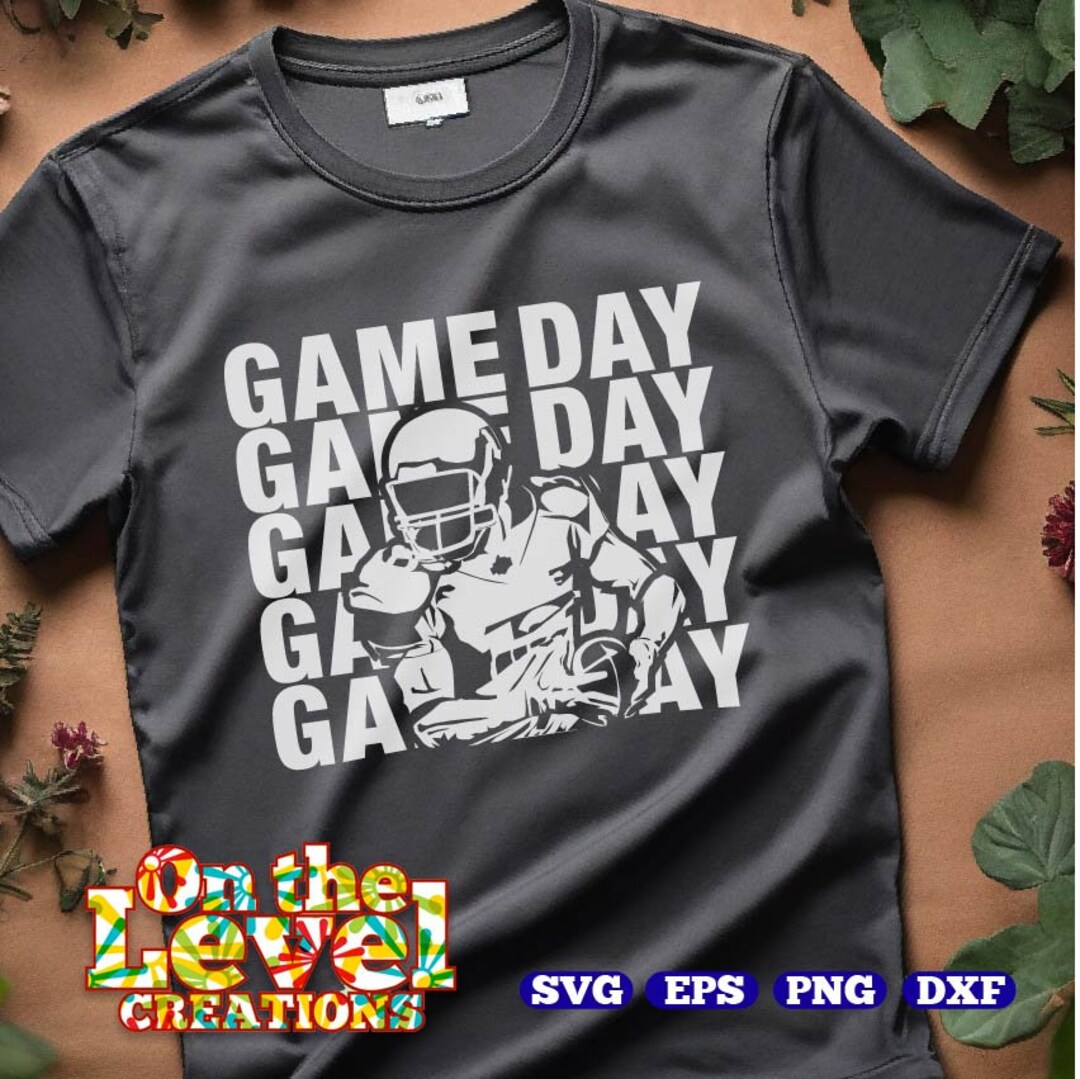 Game Day Football Logo Svg Png Dxf Eps File Formats Digital Download ...