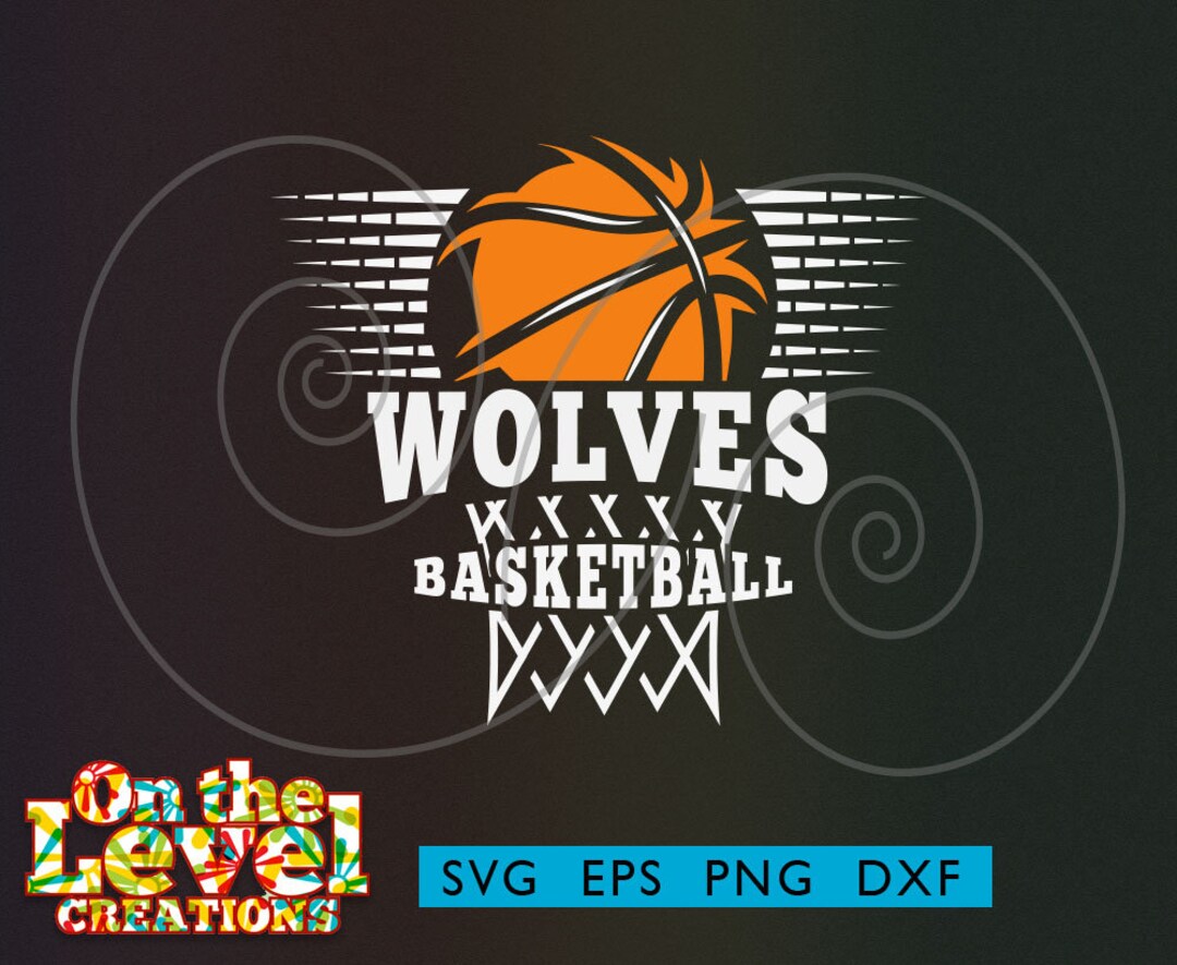 Wolves Basketball Instant Download Cricut Cutfile PNG Svg Dxf Eps ...