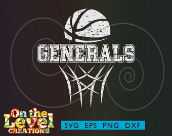 Generals Basketball Png - Etsy