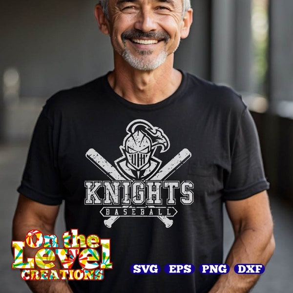 Knights Baseball Svg Etsy