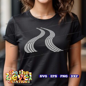 Tire Treads Svg Dxf Png Eps Download Tracks Cricut Cutfile - Etsy